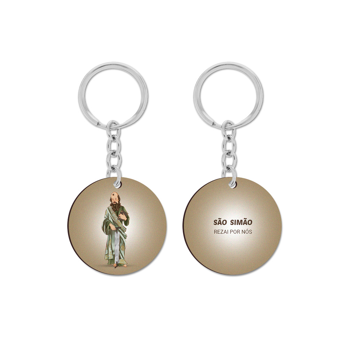 Saint Simon Keychain