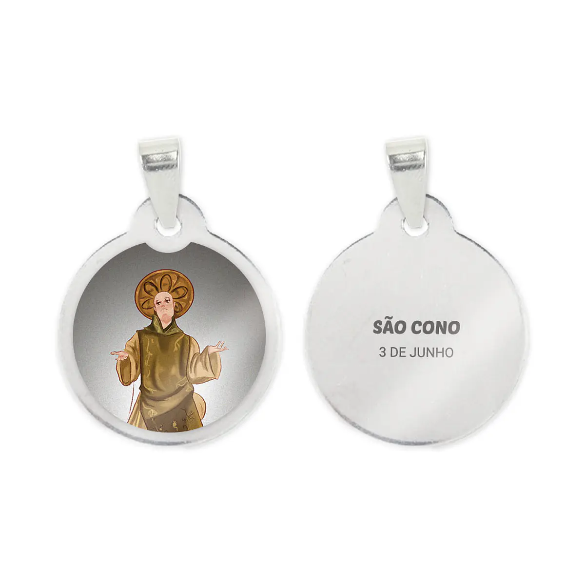 Médaille en acier de Saint Cono