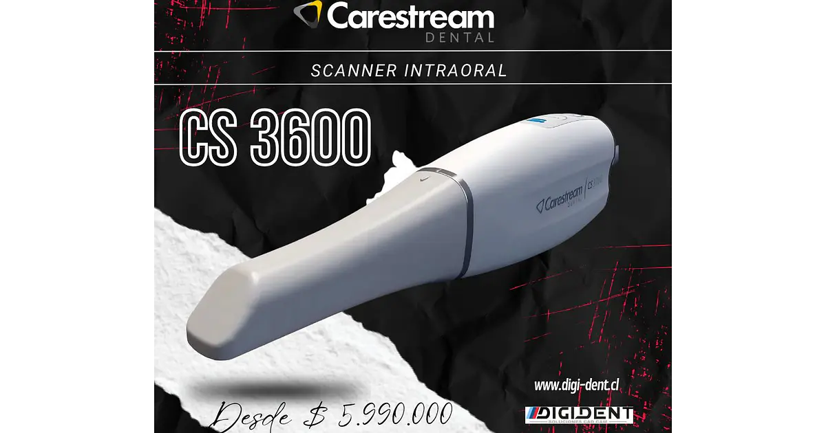 SCANNER INTRAORAL CARESTREAM CS 3600 COLOR