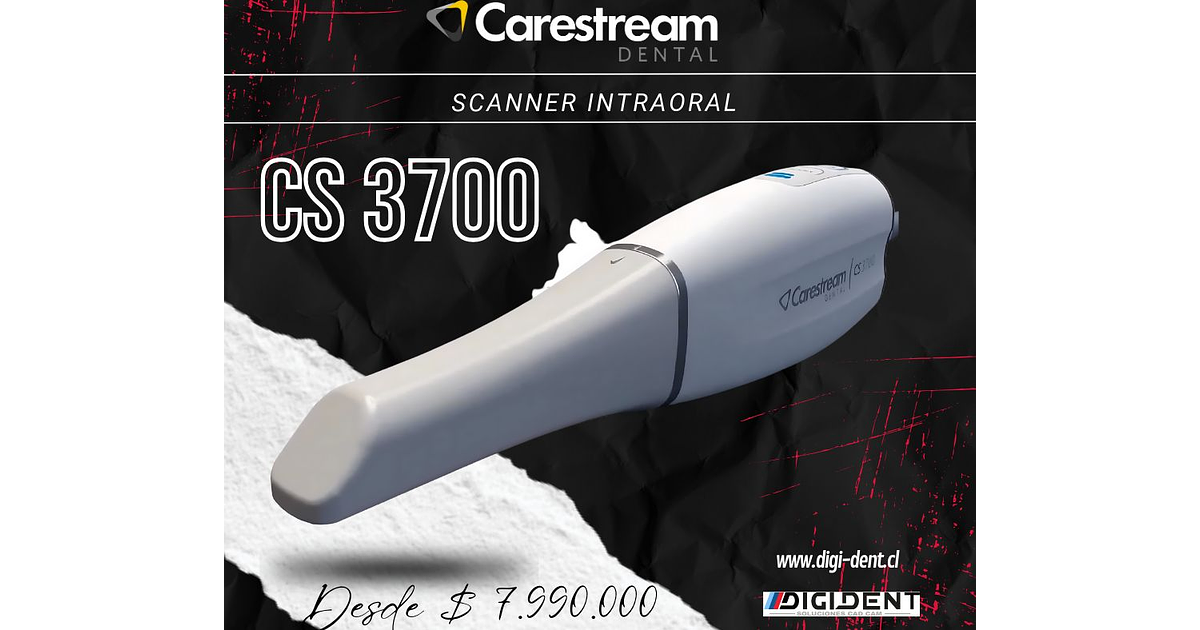 SCANNER INTRAORAL CARESTREAM CS 3700 COLOR
