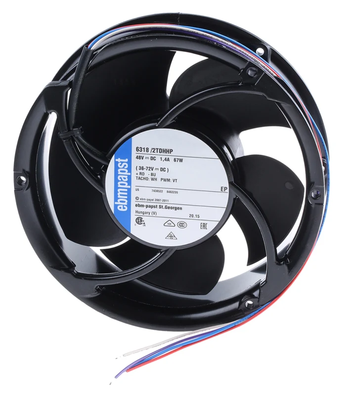 6318 /2 Dc Axial Compact Fan Tdhhp