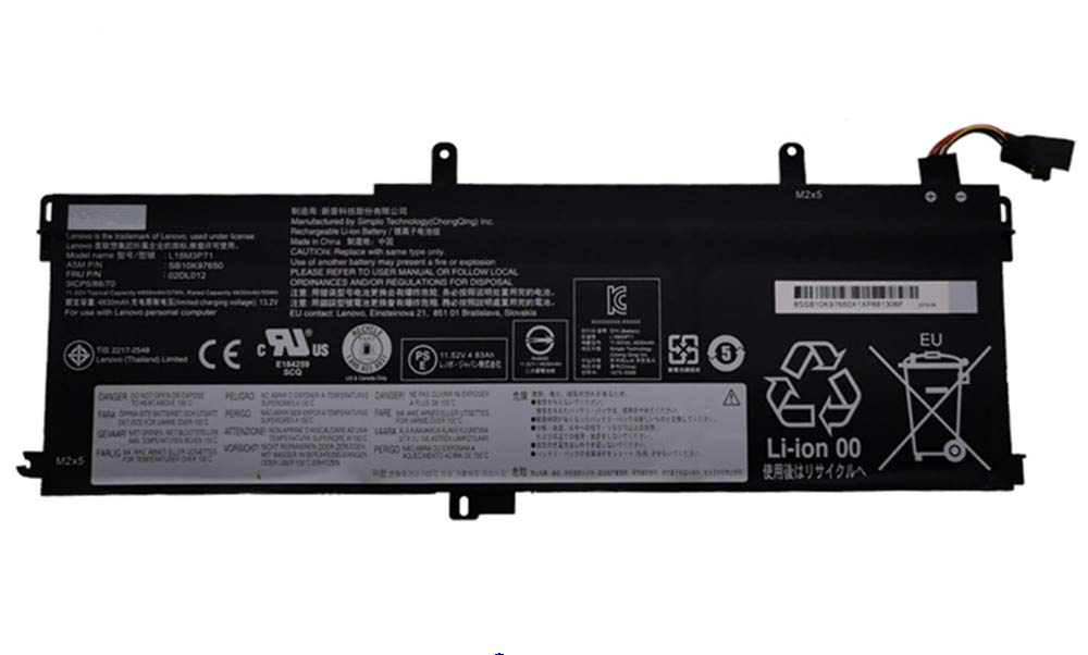 Bateria Lenovo Thinkpad T590 20N4 20N5 57Wh 11.52V 3 Celd...