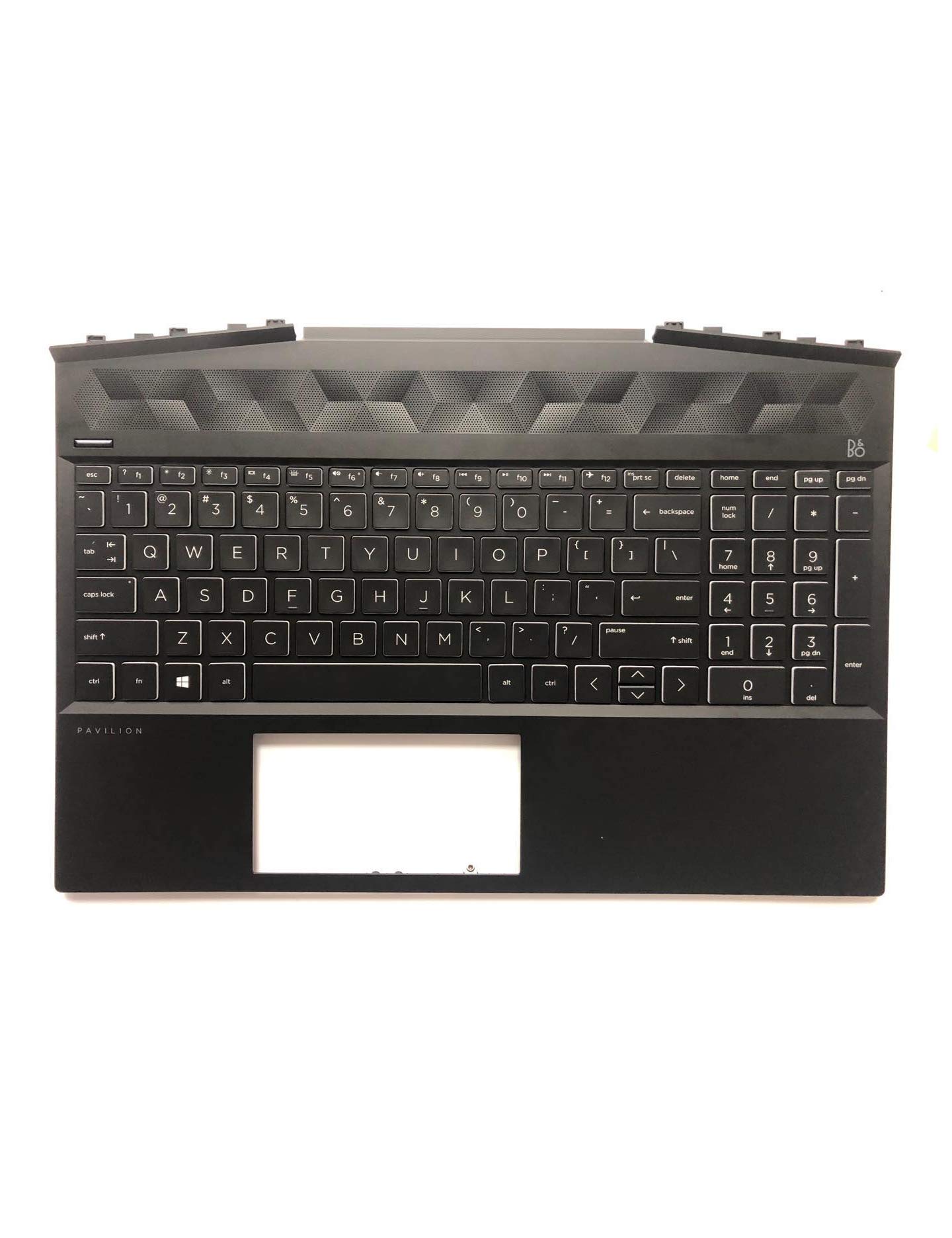 Palmrest Touchpad Backlight Keyboard Cover Spanish Hp