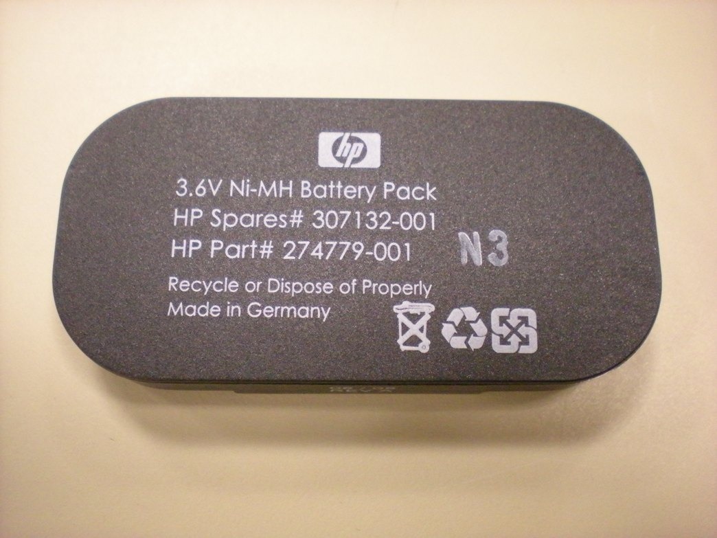 HP 3.6V Nimh Battery For Bbwc Opt 307132-001