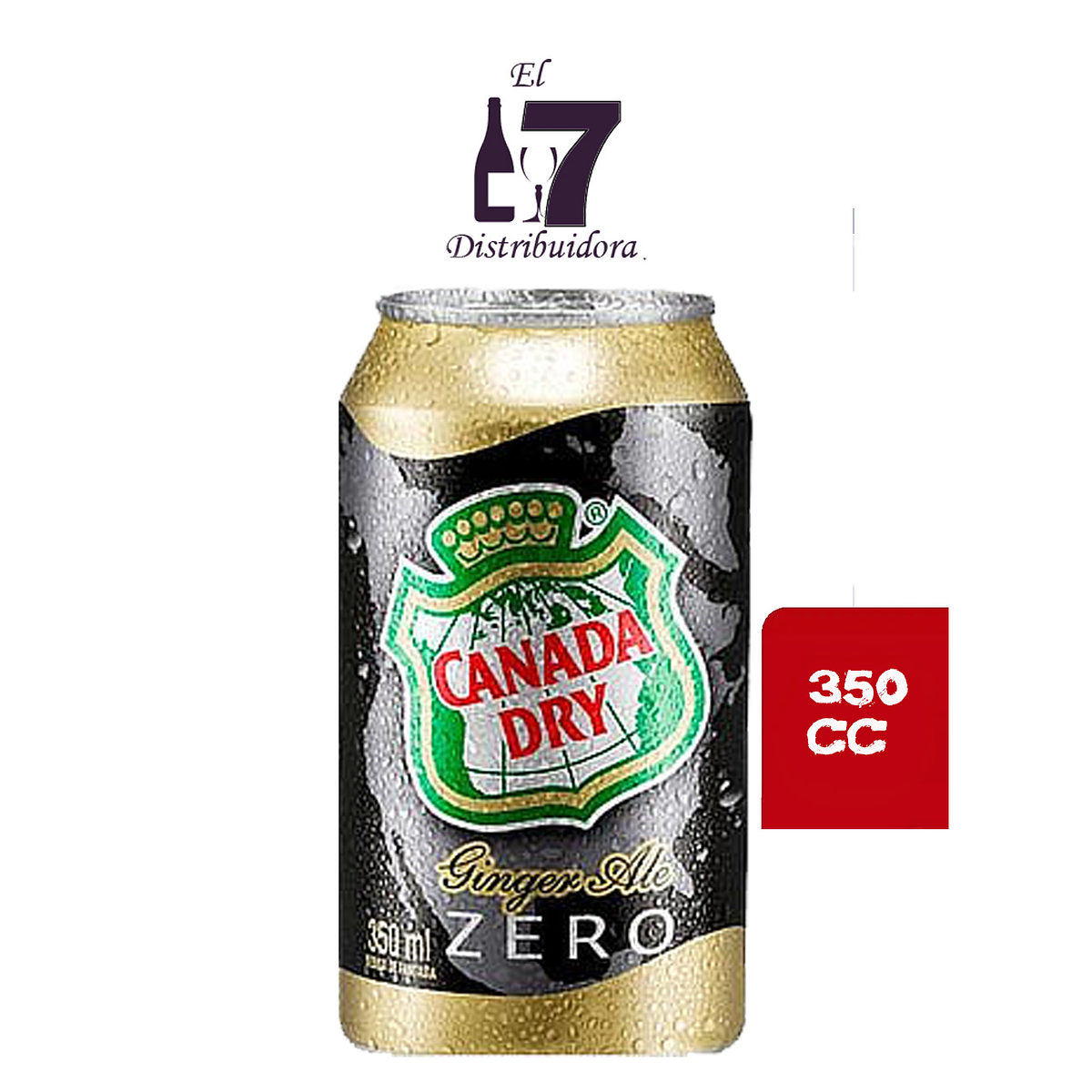 Canada Dry Zero Lata 350