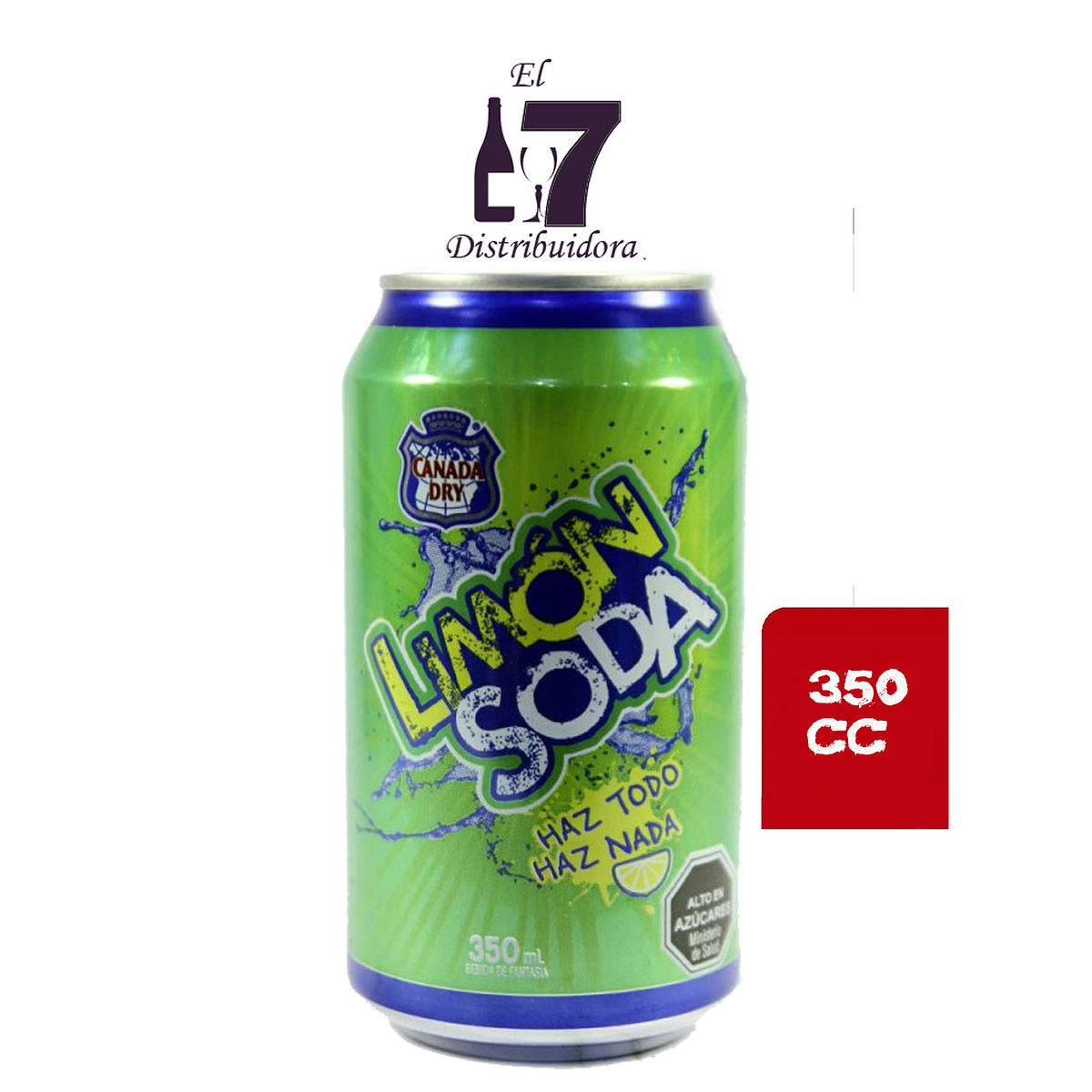 Limon Soda Lata 350 CC Display 24 Unidades