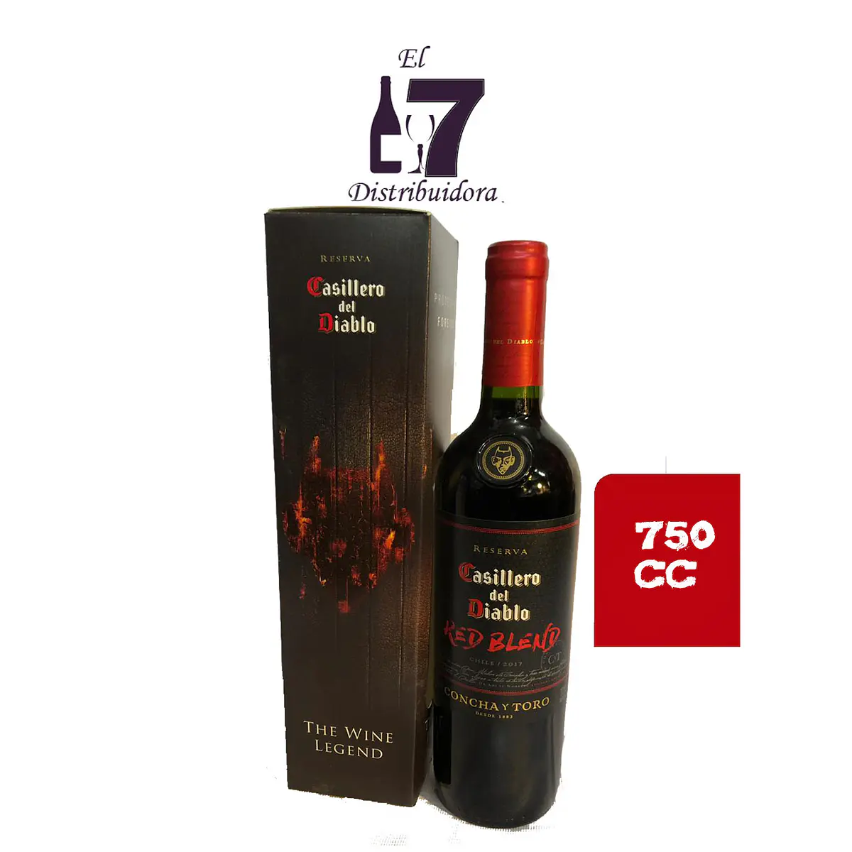 Casillero Del Diablo Red Blend 750 cc