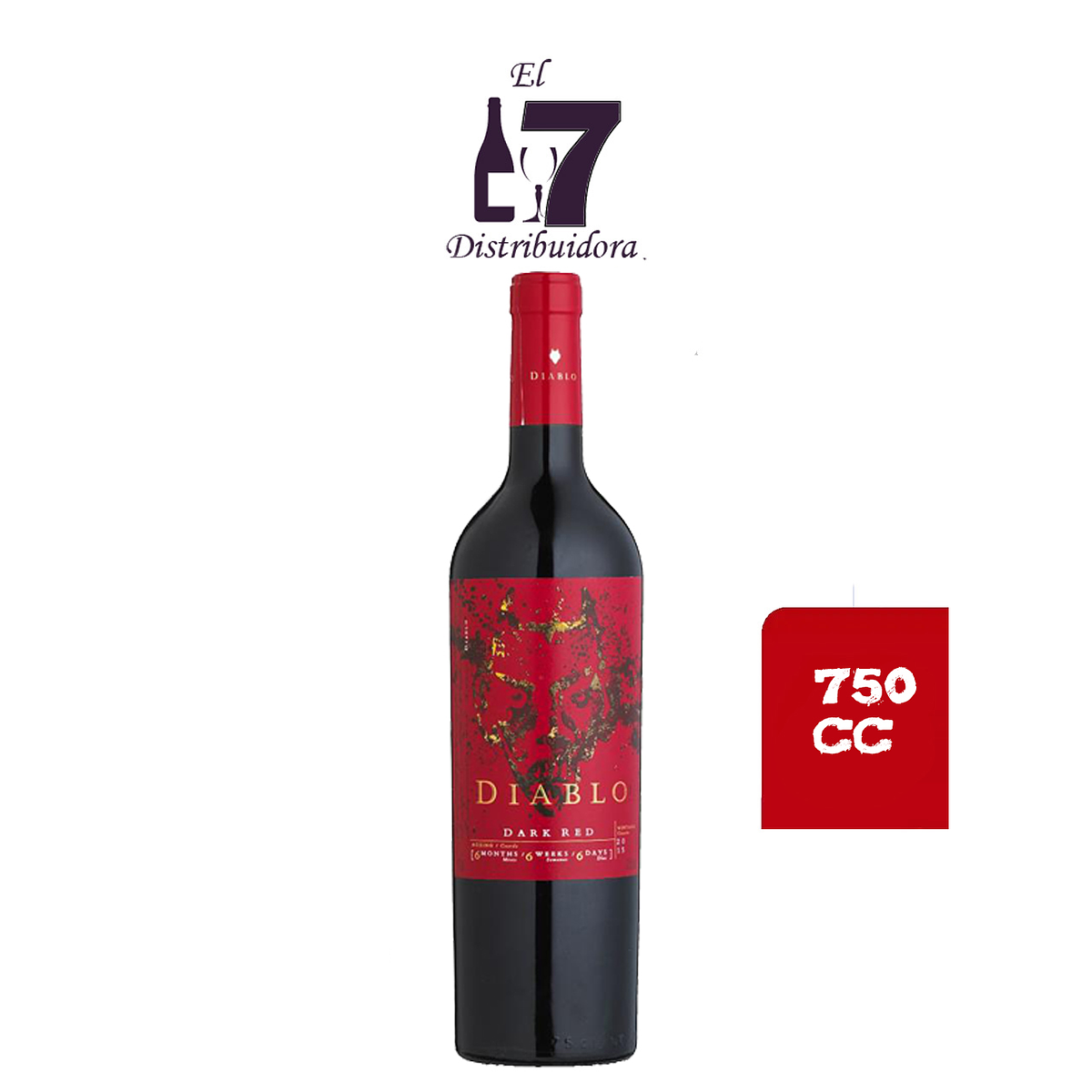 Diablo Dark Red 750 CC