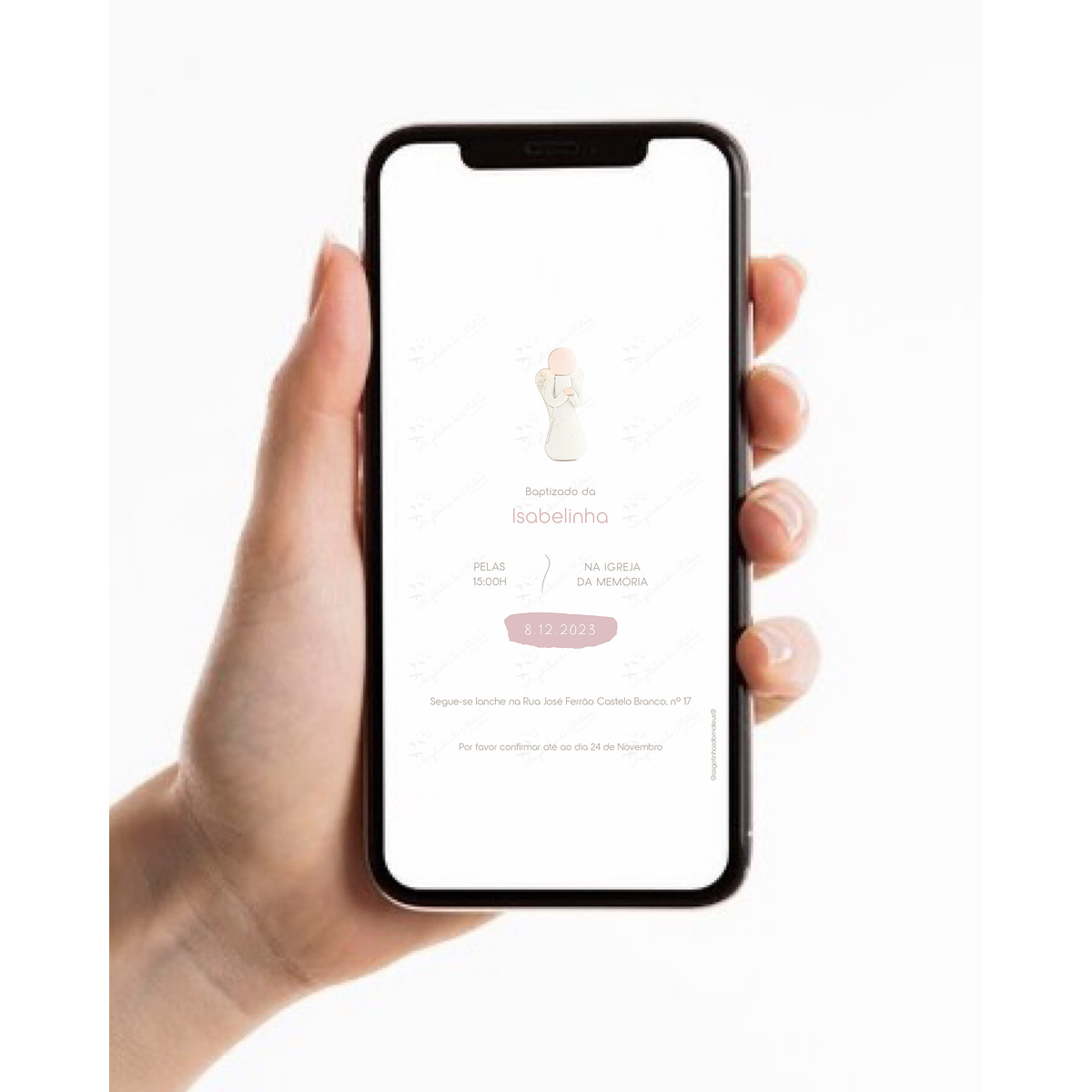 Convite digital personalizado