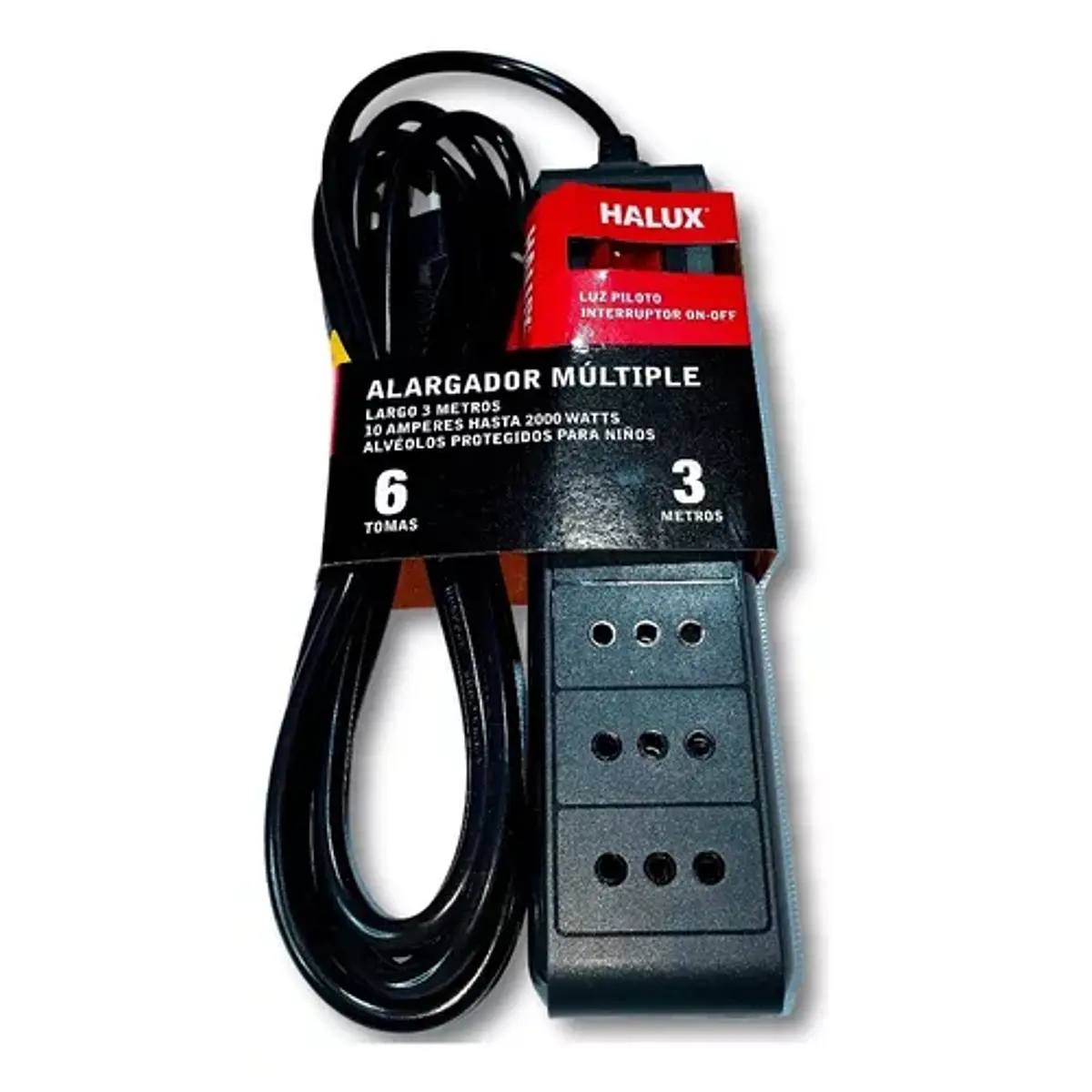 ALARGADOR MÚLTIPLE 3 MTROS - 6 TOMAS HALUX