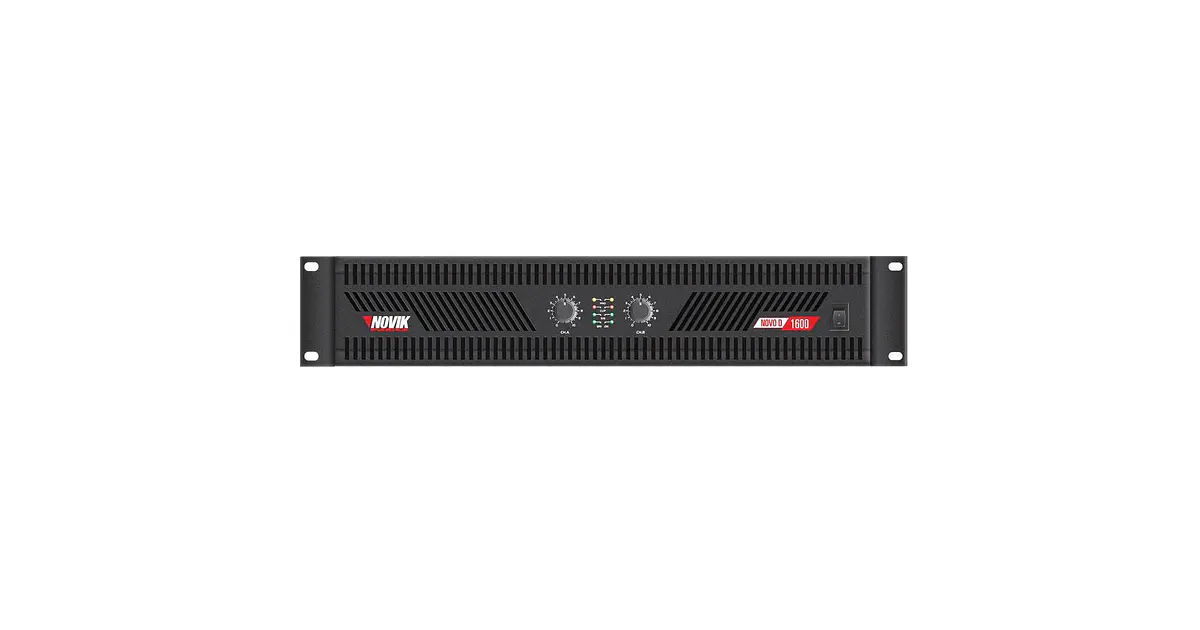AMPLIFICADOR DE POTENCIA NOVIK NOVOD 1600