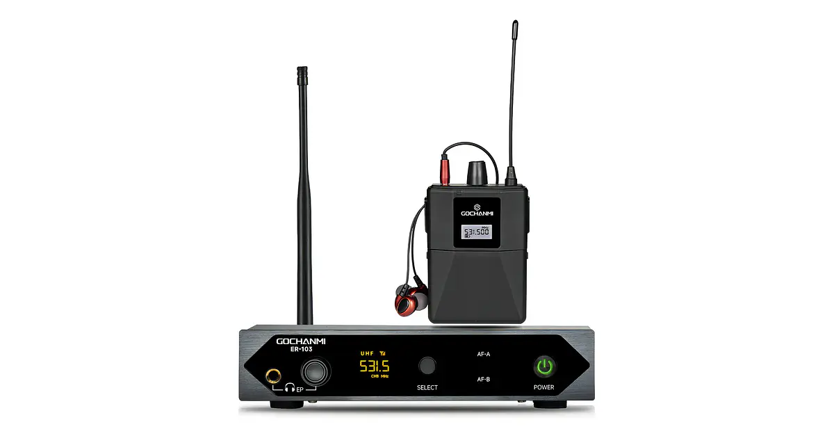 Sistema Monitoreo Gc Er103 De 1 Canal Inalambrico In Ear