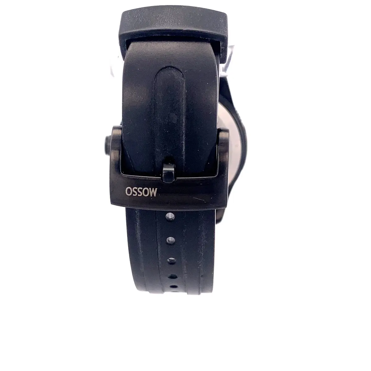 Reloj Mosso Diver Submarino Flach de Hombre Acero Negro Auto