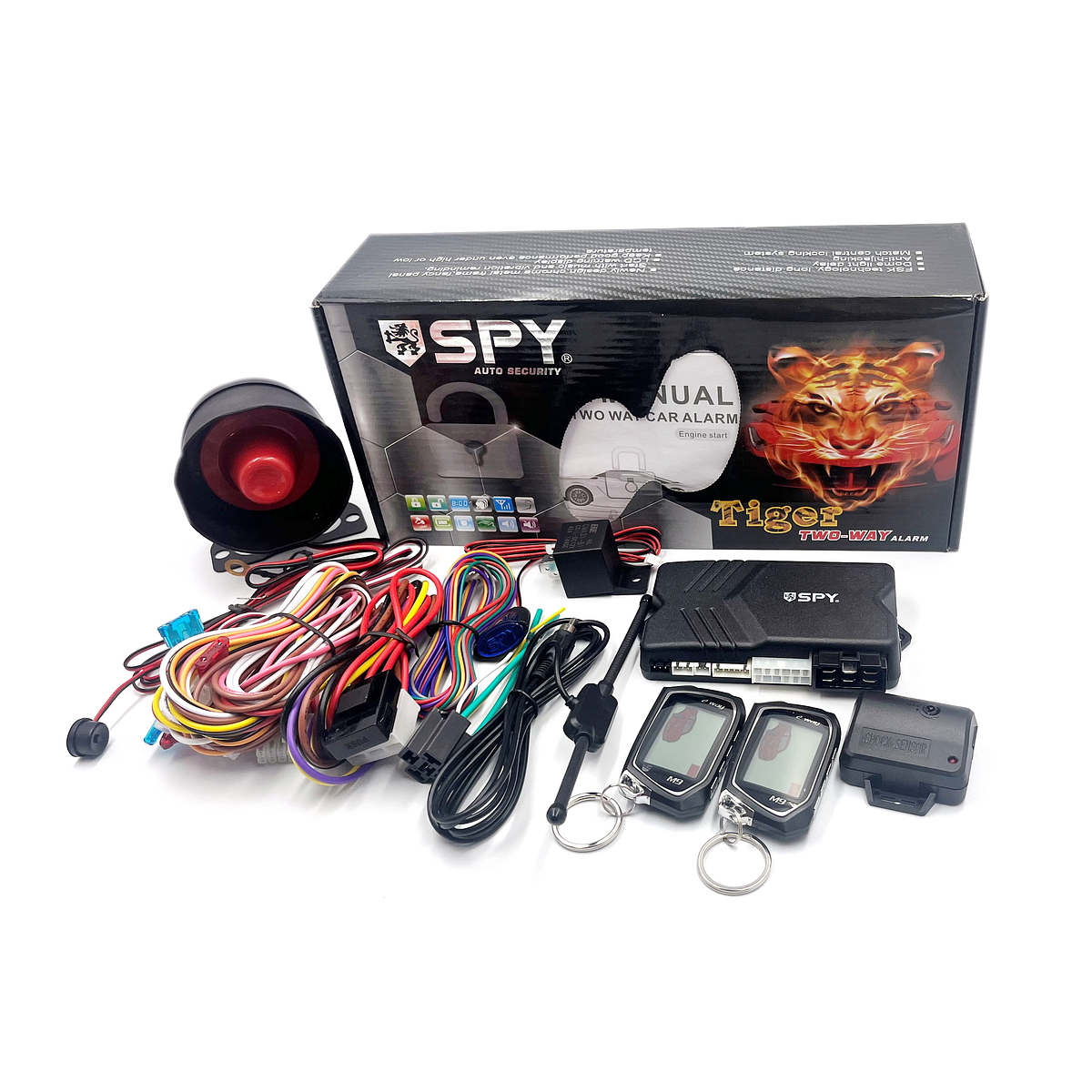 Kit Alarma Digital Inteligente 2 Vias P/Auto Control Beeper