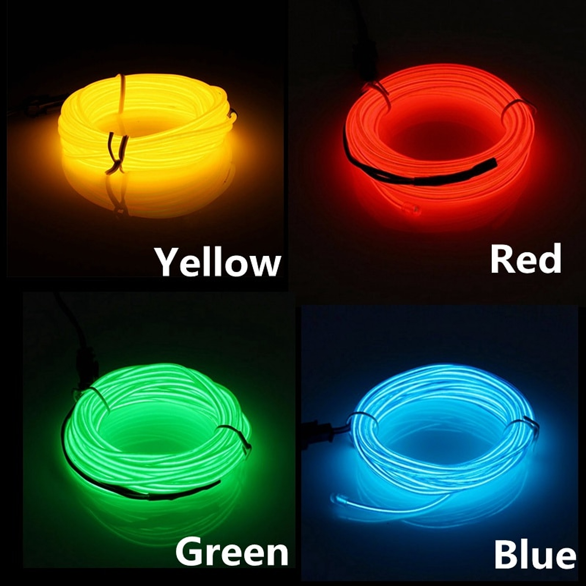 Cable Hilo Decorativo Flexible Luz Led Neón Tablero Puertas