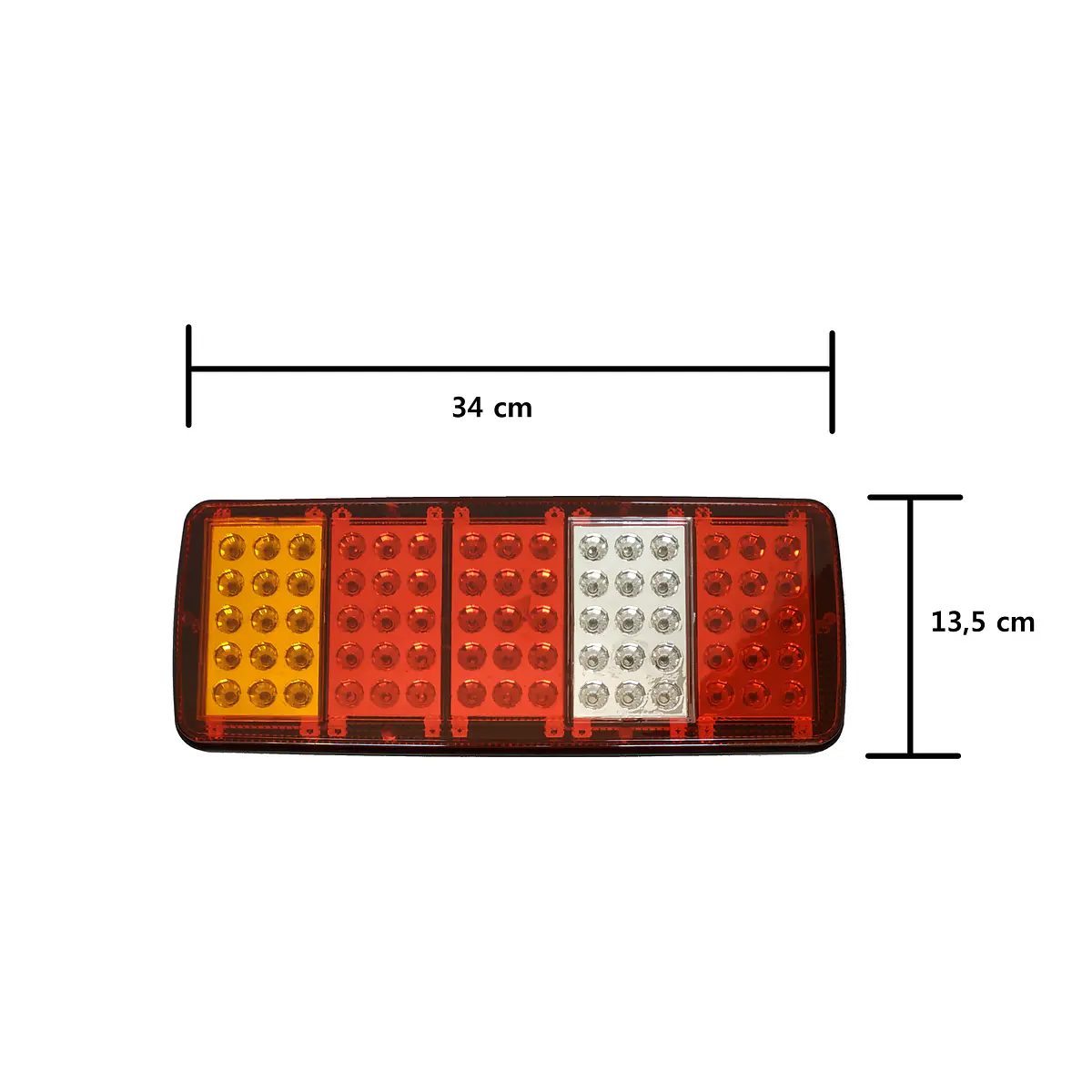 Focos Trasero 75 LED Señalizadores Univ Camión Tráiler 12-24