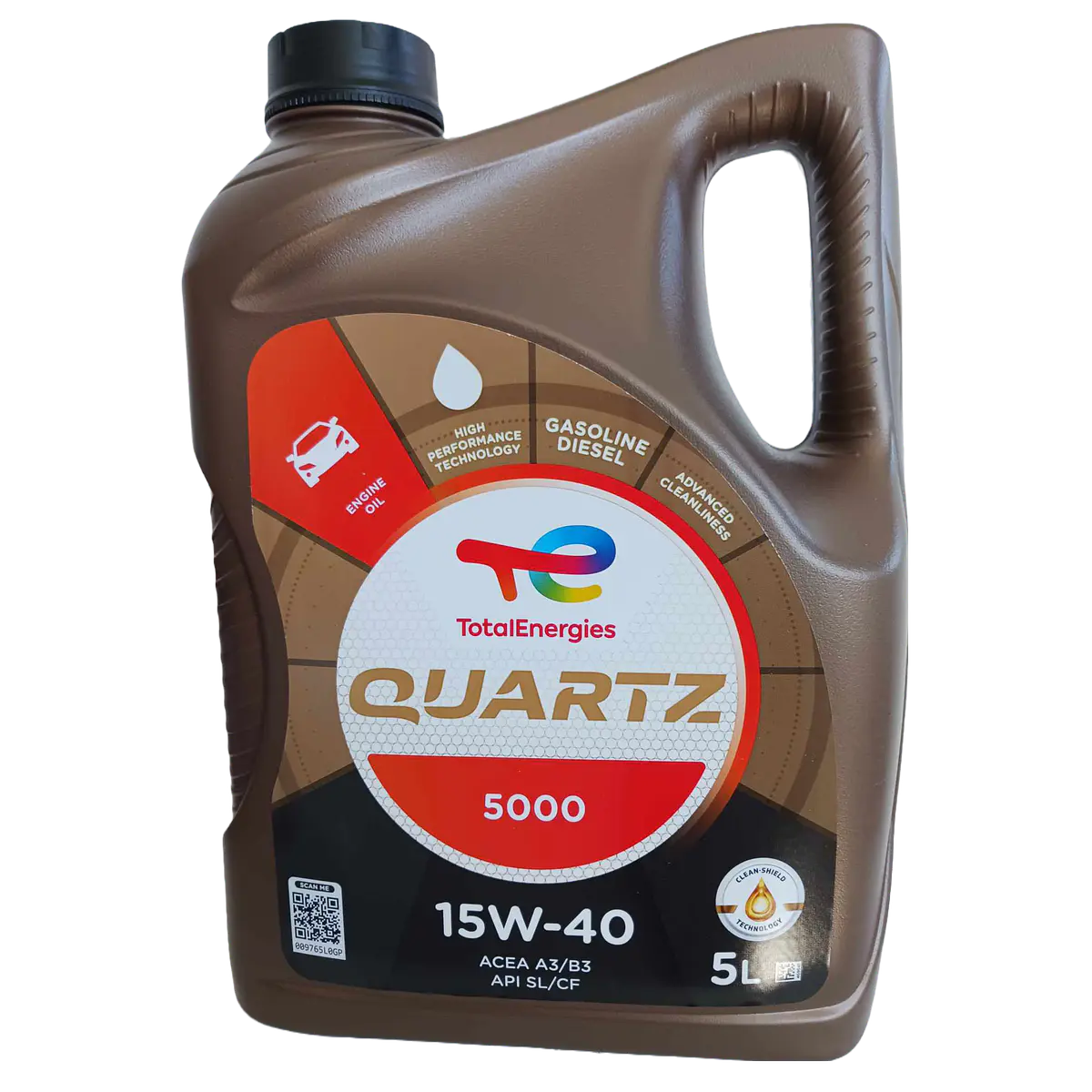 Óleo TotalEnergies Quartz 5000 15w40. 5L