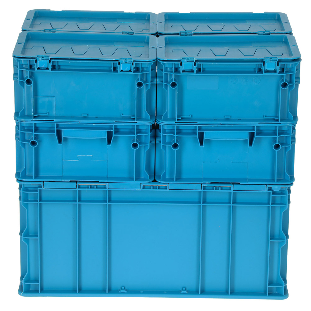 Pack De 7 Cajas Apilables De 40 X 60 X 60 Cm Autorodec