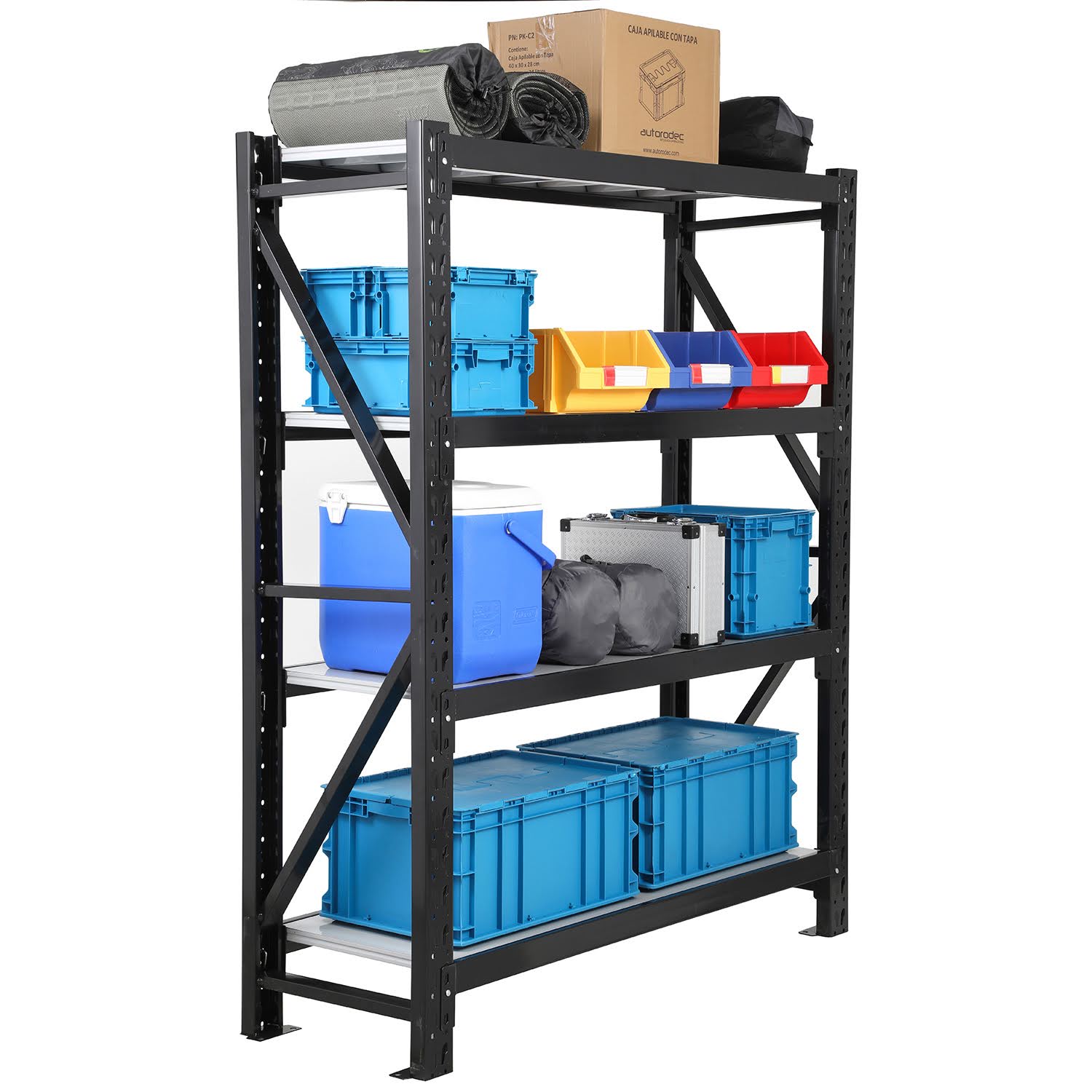 Estante Auto-Pro 50x120x180 cm 3 repisas
