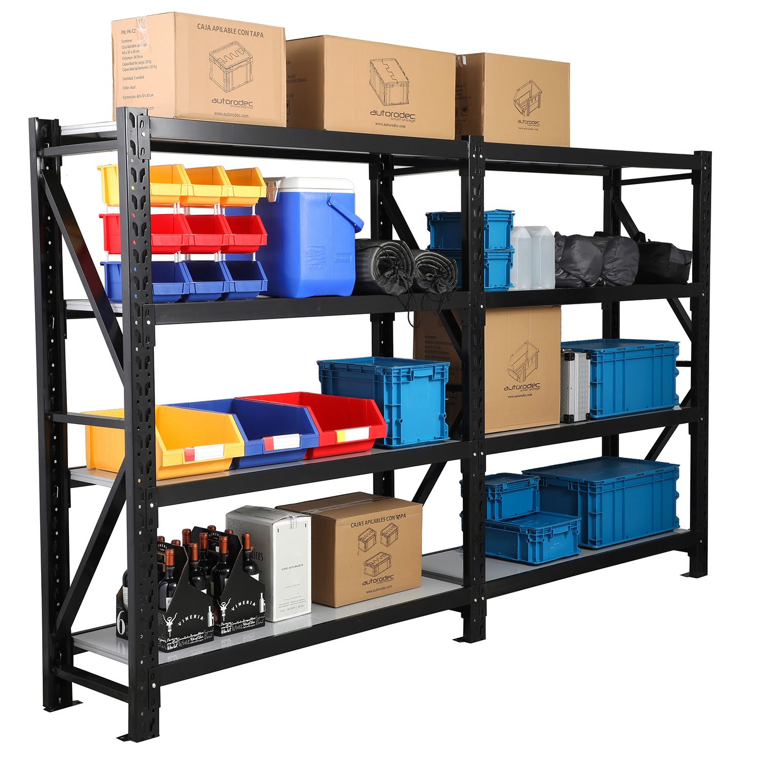 Estante Auto-Pro 50x120x180 cm 3 repisas
