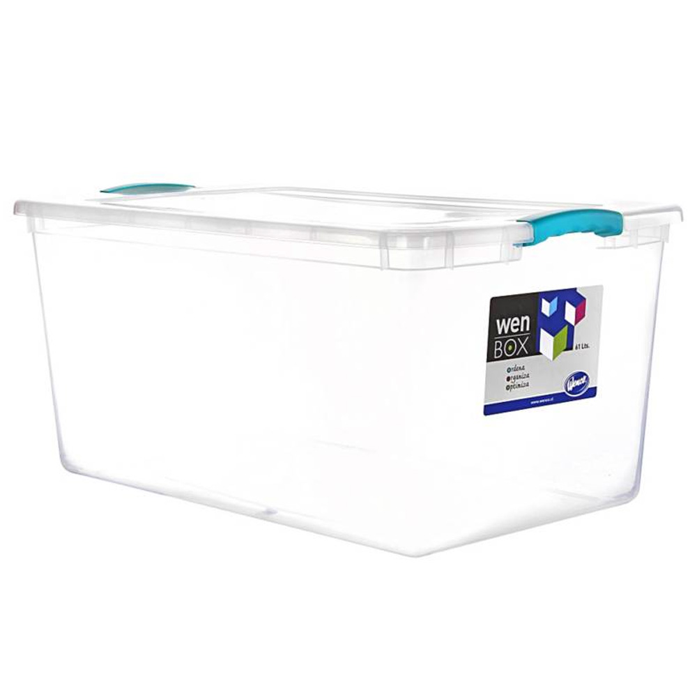 Caja Wenco Fullbox 55 lts c/tapa 60x48x27 cm Azul