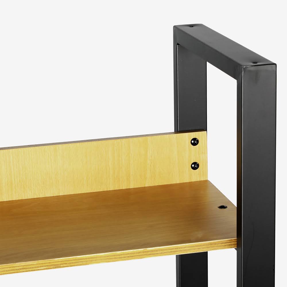 Estante de acero y madera de 35x90x180 cm 5 niveles