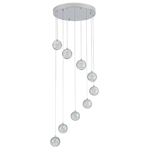 Q28159-CH SING PENDANT 400*40mm G4 9*5W CH