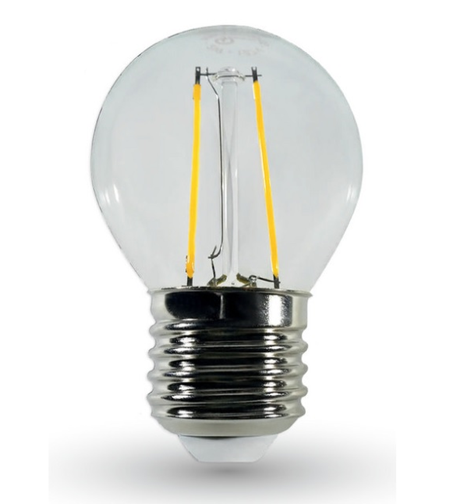 BOMBILLA DE FILAMENTO LED 4W E27 LUZ CÁLIDA