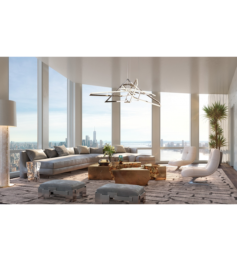 Pablo Pendant Acabado Cromo LED 150W, 4000K