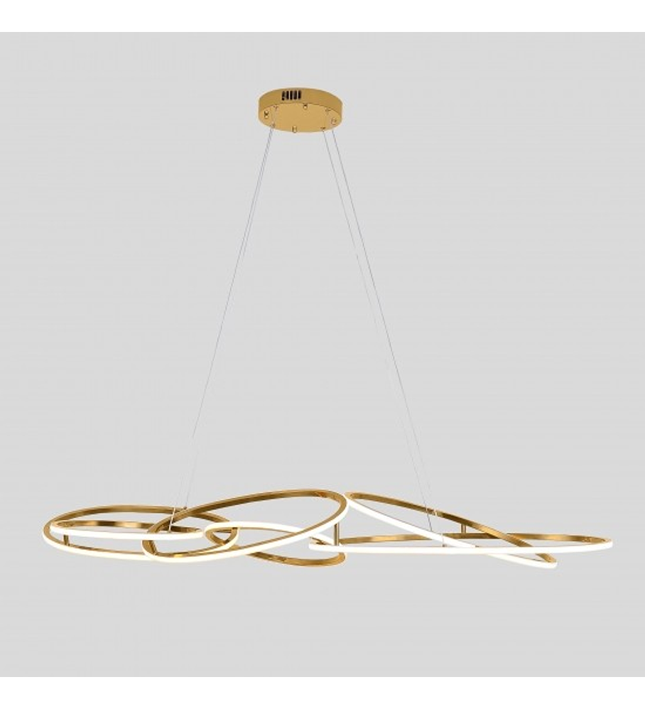 Pablo Pendant Aros LED acabado oro Q29083-GD