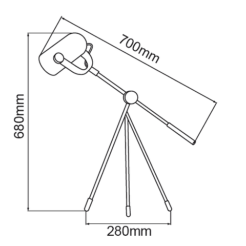 Q60663-CP lámpara Pixel Mesa Acab. Cobre E26