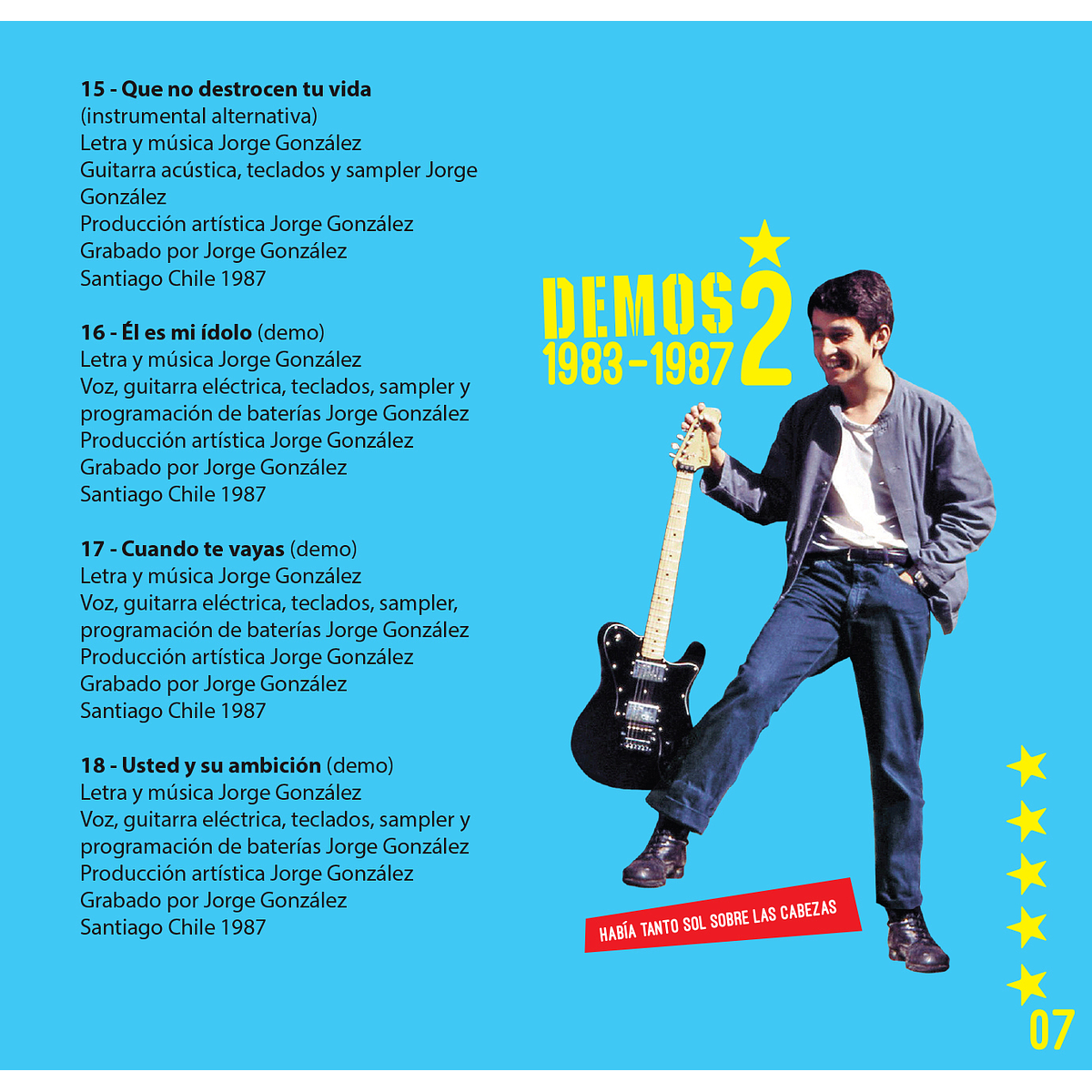 JORGE GONZÁLEZ | DEMOS 2 (1983-1991)