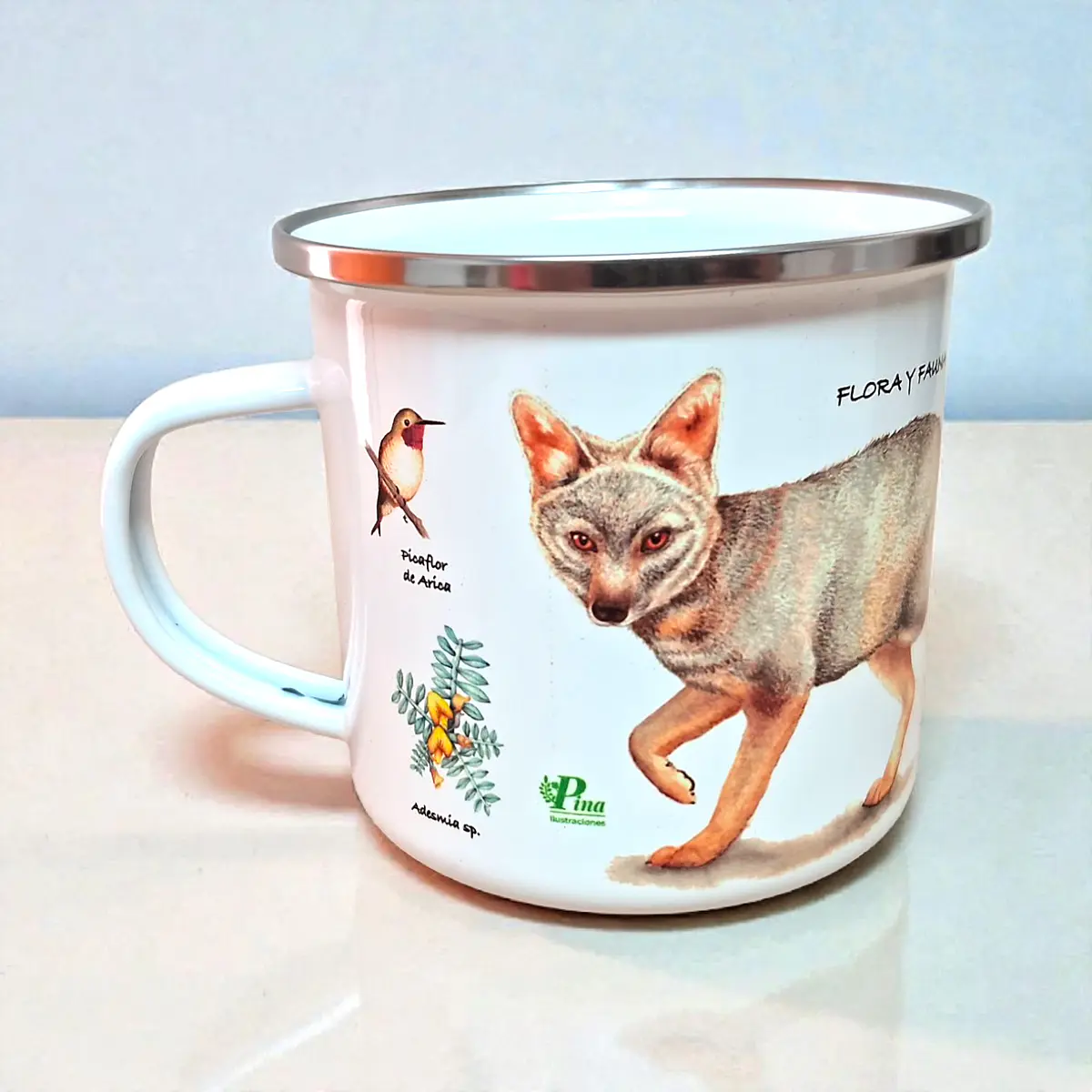 Tazón Enlozado 300 CC Flora y Fauna del Norte de Chile