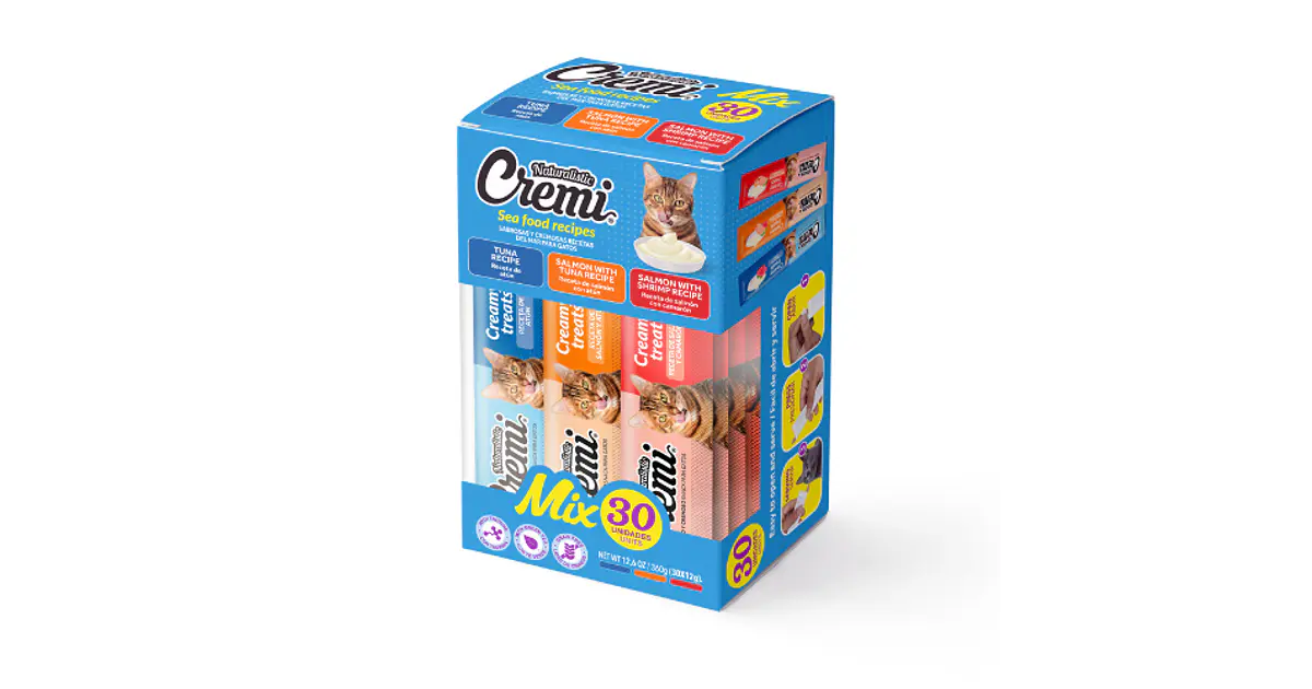 Cremi Gato Box Pescado 30 Sachet
