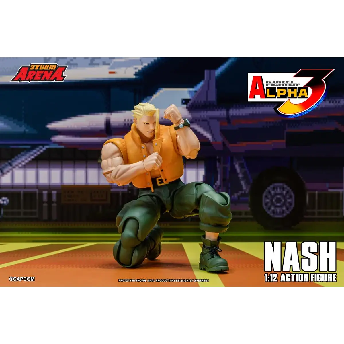 [Preventa Abierta] Street Fighter Alpha 3 Storm Arena Nash 1 | Avso Toyz