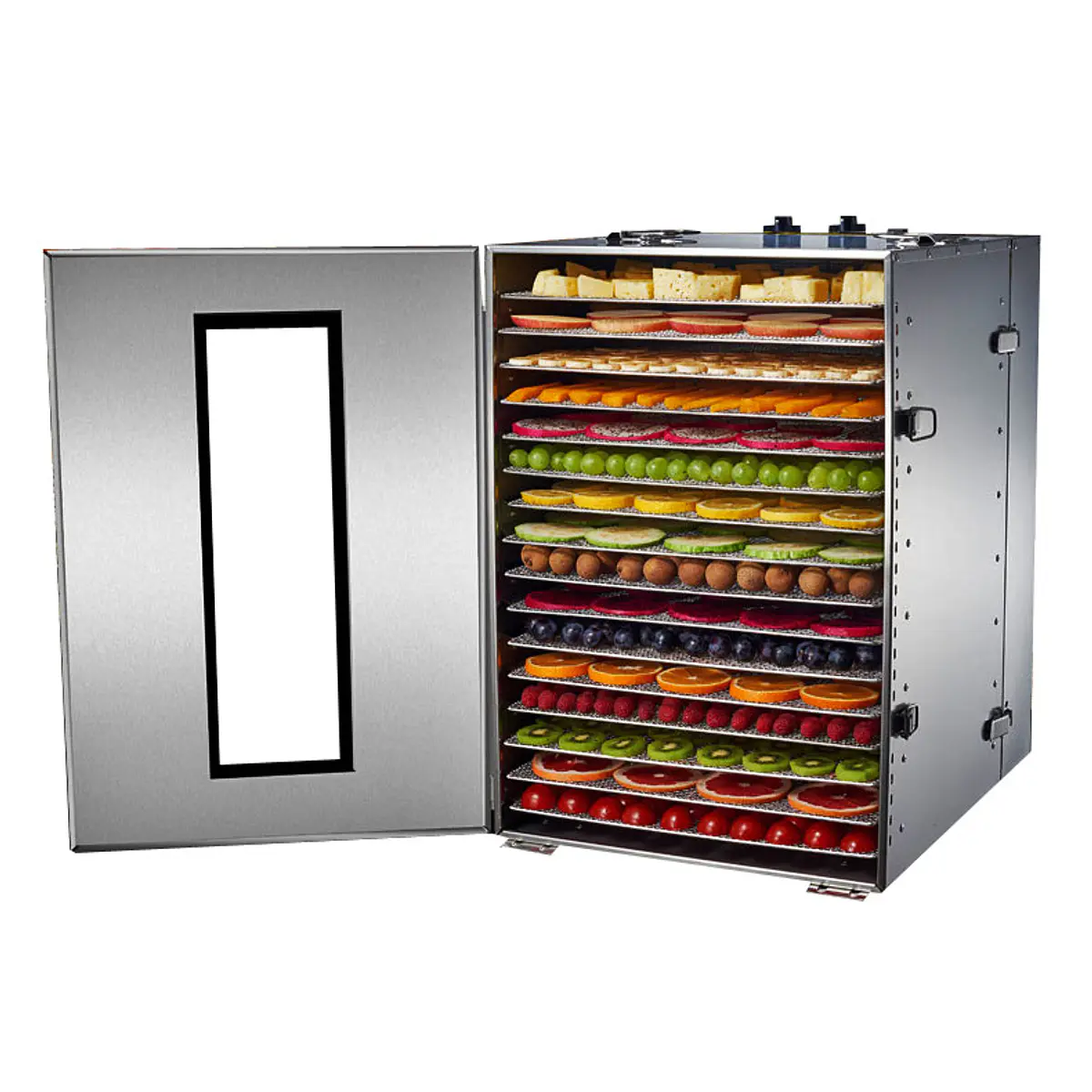 Deshidratador Industrial de alimentos 16 bandejas acero i...