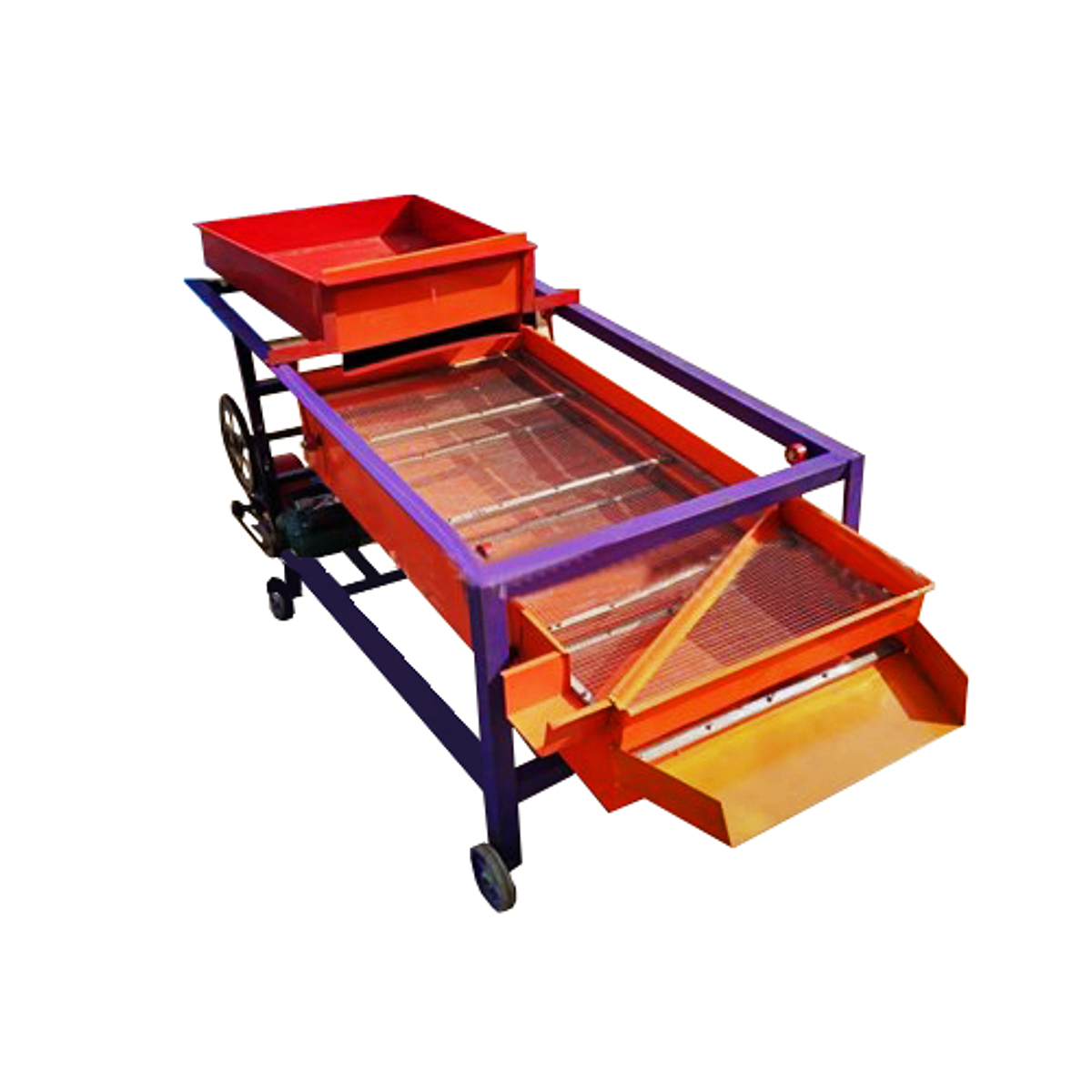 Harnero vibratorio 220V 3 salidas con soplador