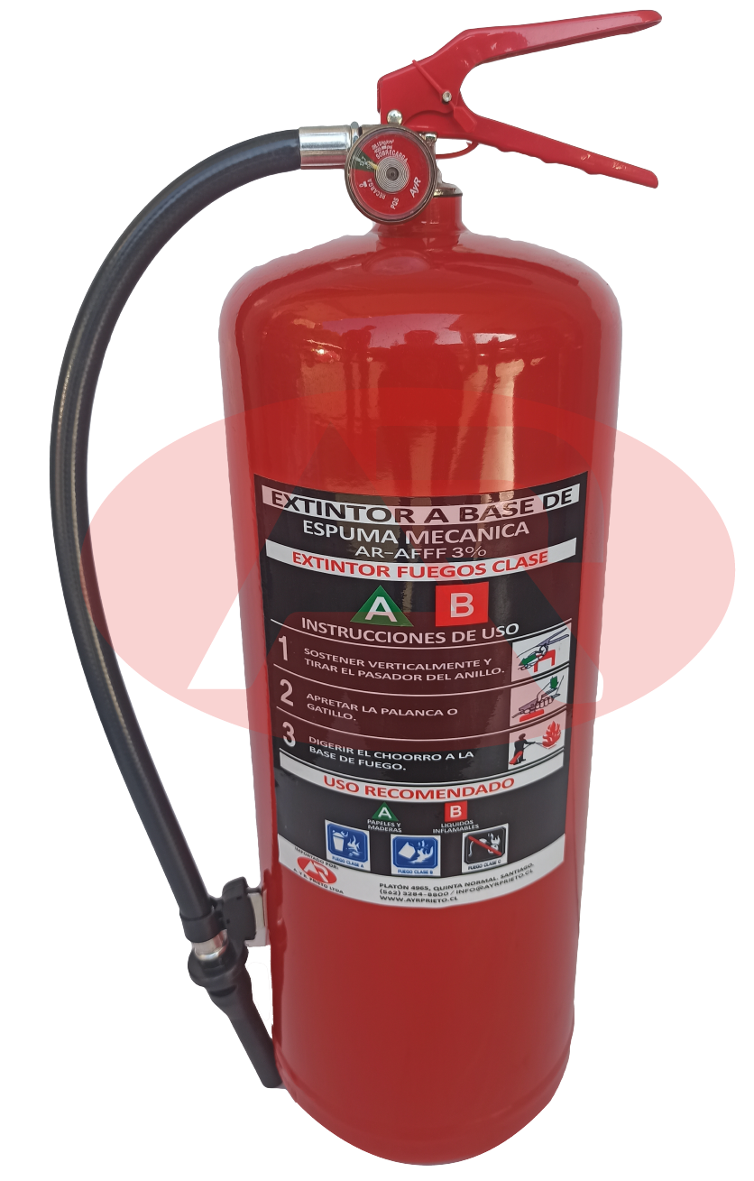 Extintor Espuma Mecánica AR-AFFF 3% - 6 Litros