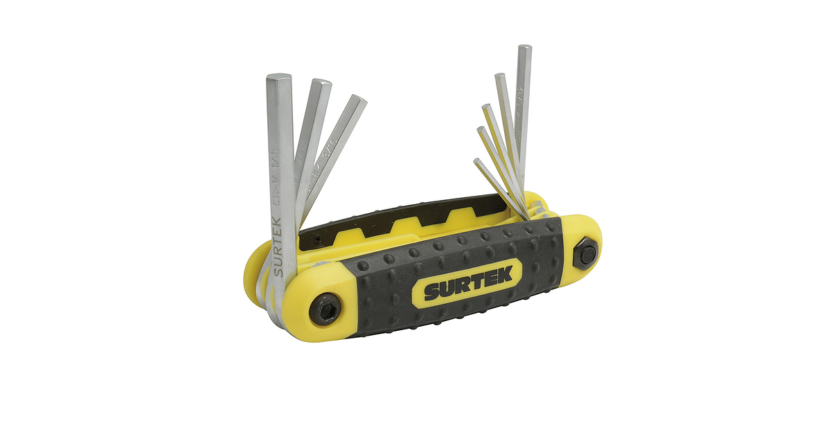 Surtek Juego llaves allen o bristol pg navaj 8pz de 5/64 ...