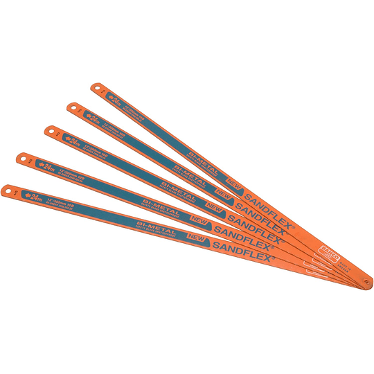 Hoja de Segueta 18 Tpi x 12 Largo 5 unidades Sandflex