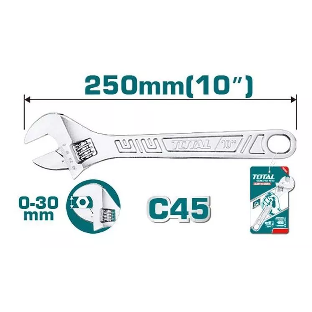 Llave peston 10 Total THT1010103