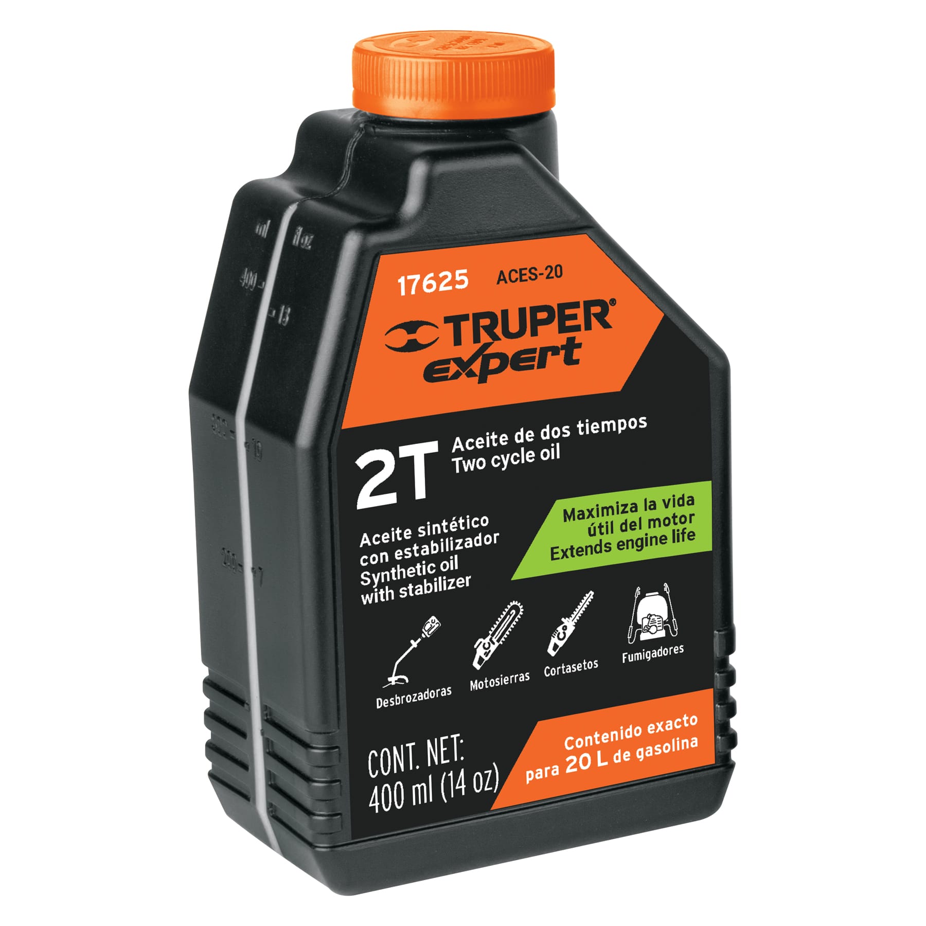 Aceite Sintético Truper 17625 2T 470ml 50:1 | Aztools