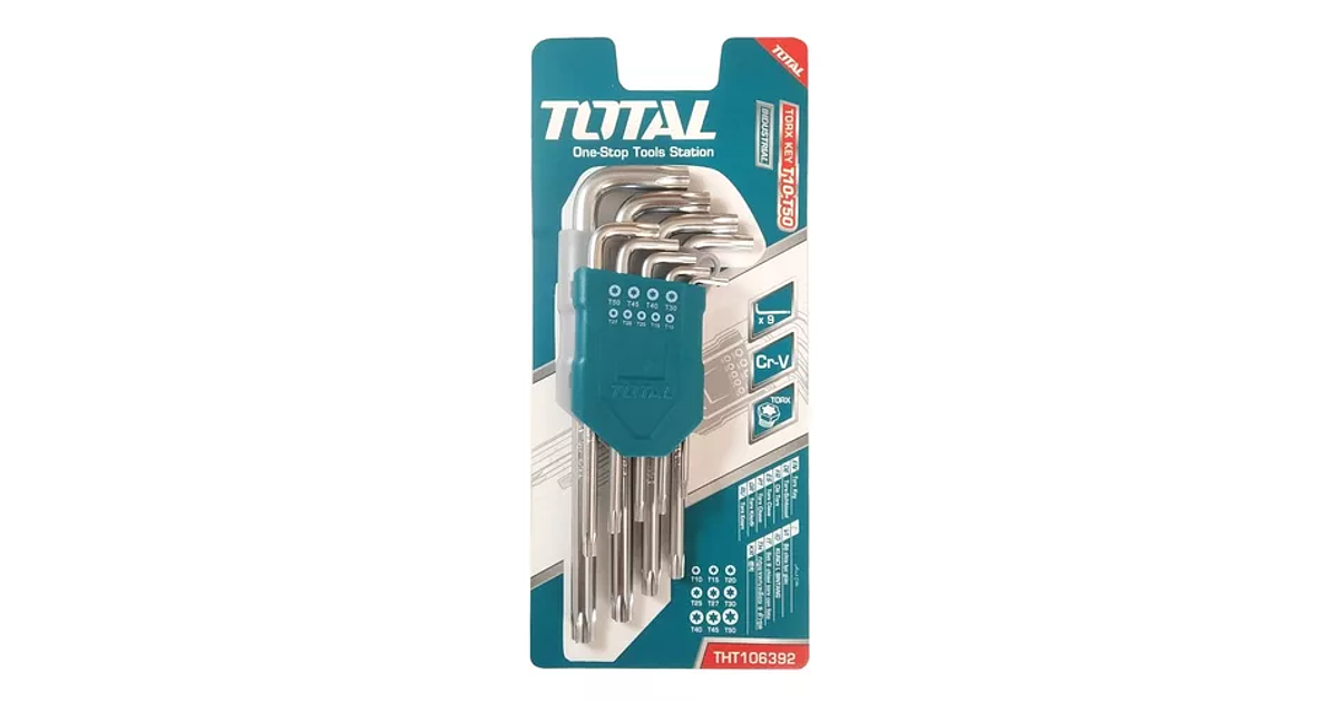 Set de llaves Torx TOTAL THT106392