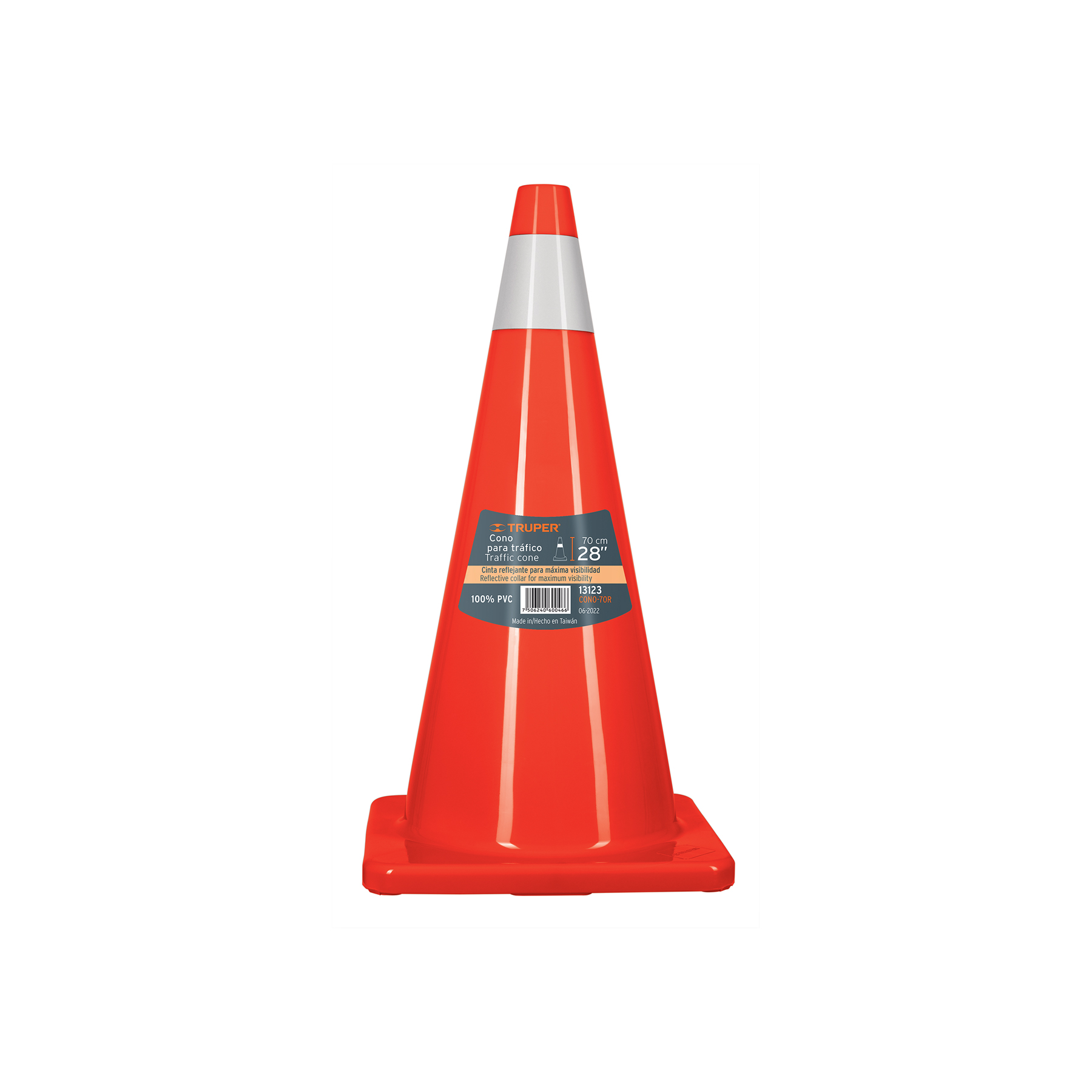 Cono de Seguridad con Reflejante Truper 13123 | 70 cm | Azto