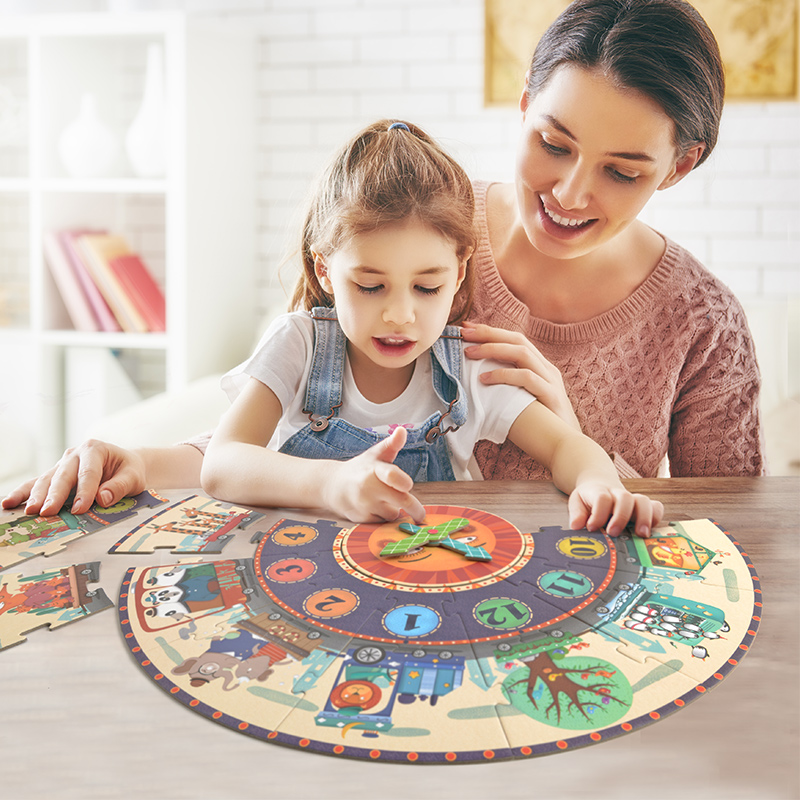 PUZZLE REDONDO MI VIAJE EN EL TIEMPO 25PCS