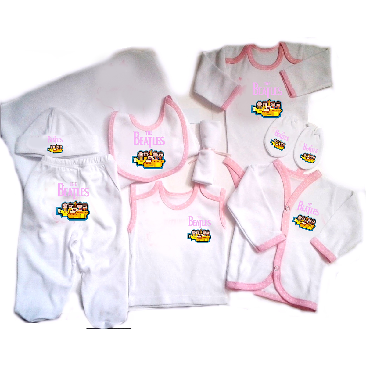 Primera Muda Bebé Personalizada The Beatles | Baby Monster
