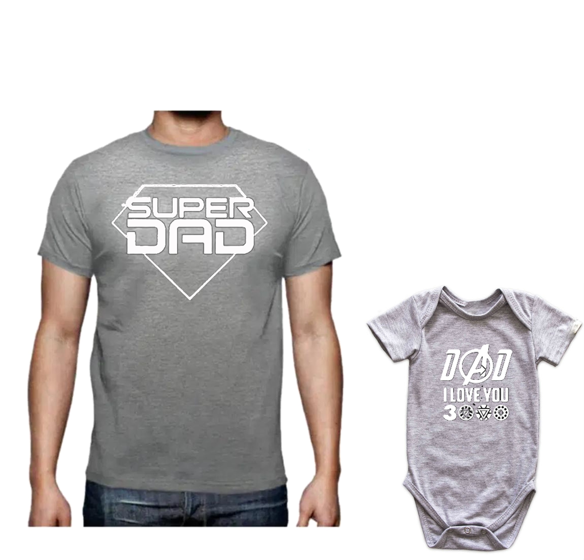 body kit bebe y Papá Feliz día del padre super dad