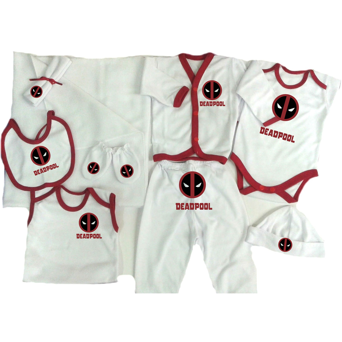 Conjunto de ropa para bebés con temática de Deadpool