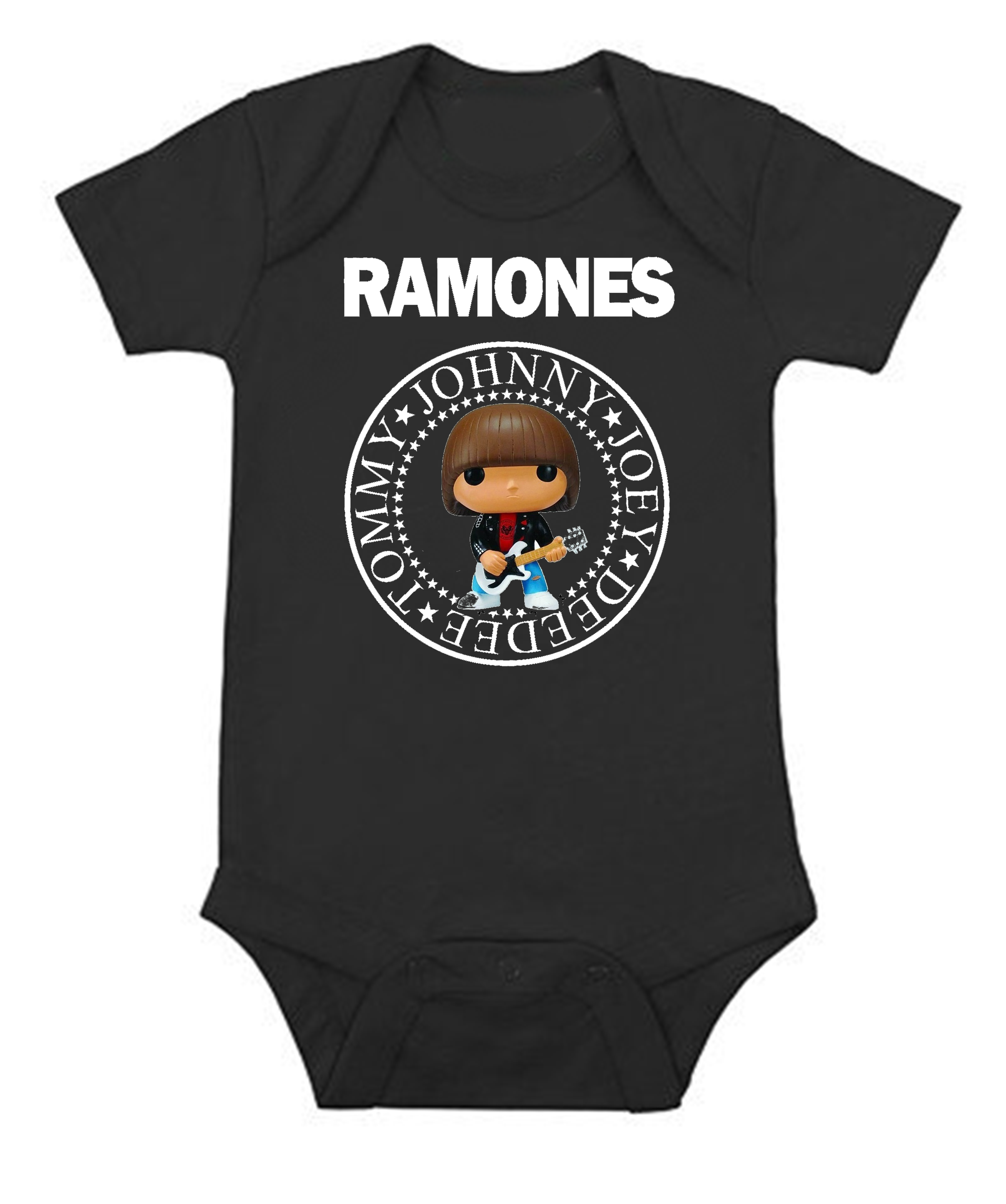 Body Bebé Ramones - ¡Estilo y Espíritu Musical Rebelde!
