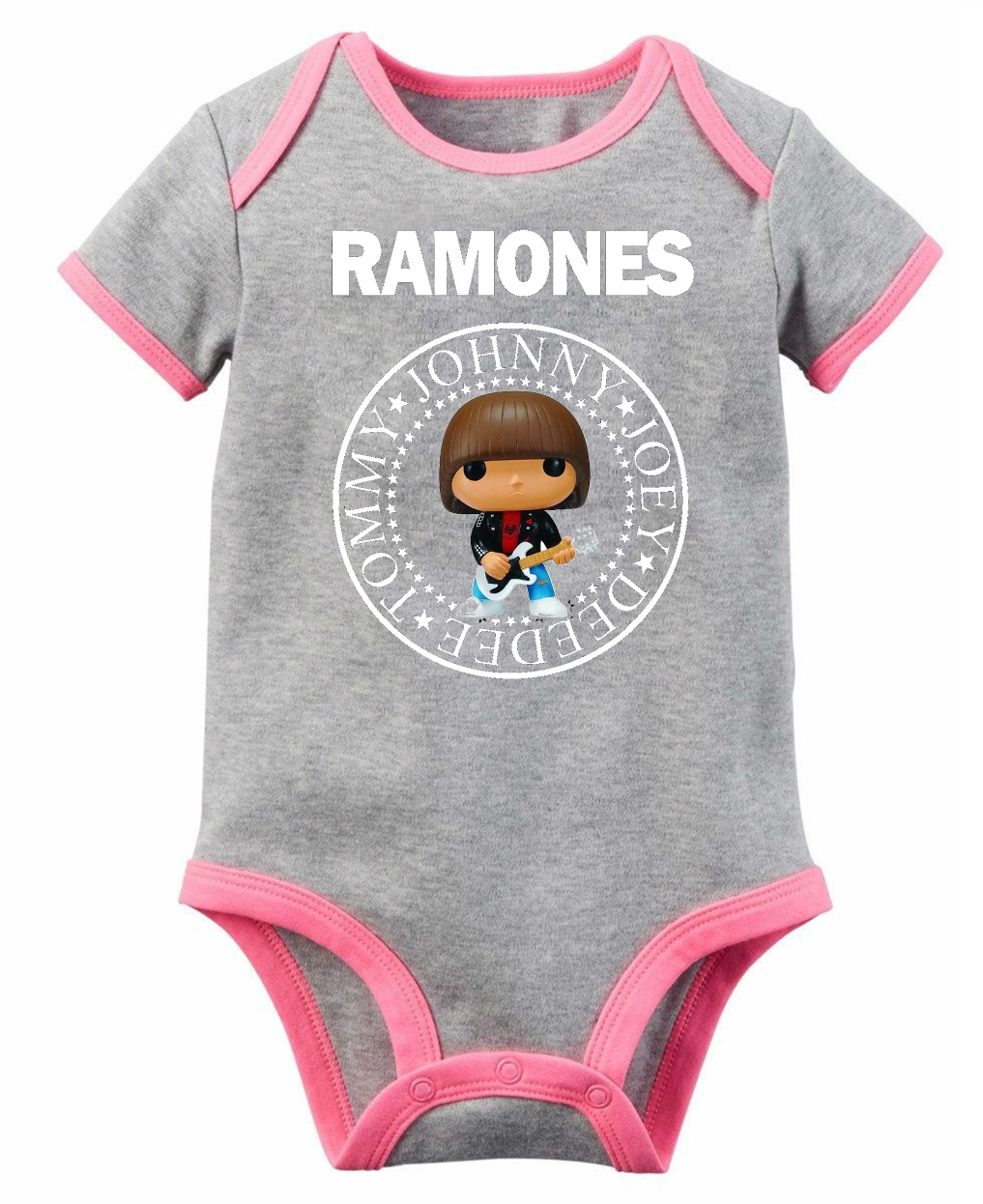 Body Bebé Ramones - ¡Estilo y Espíritu Musical Rebelde!